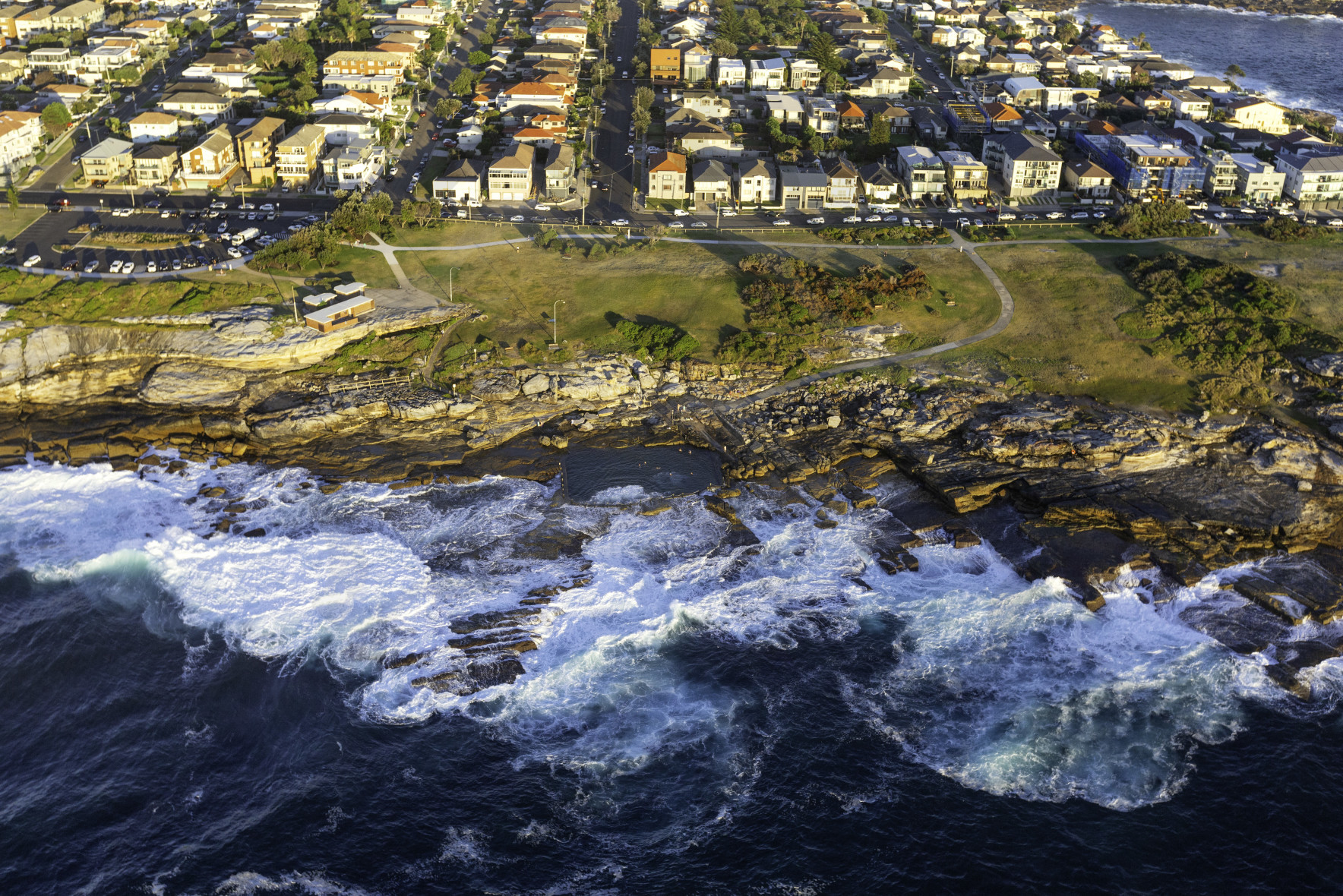 Mahon Pool Maroubra Ocean Baths Aerial Stock Images - High Resolution ...