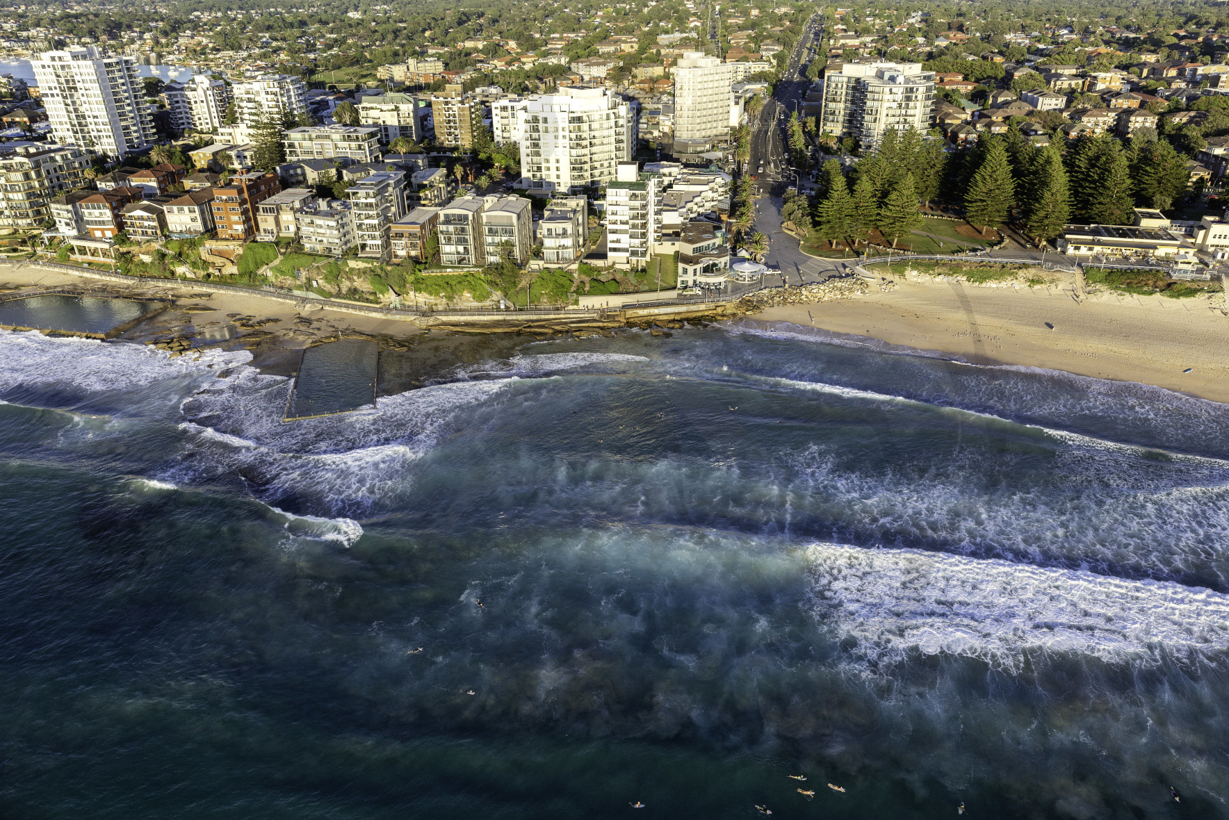 North Cronulla Aerial Stock Photography Sunrise - High Resolution File ...