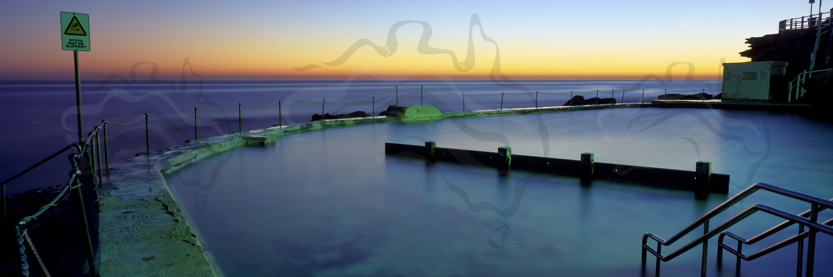 Bronte Beach Ocean Baths Stock Photo - Eastern Beaches Sydney - Royalty ...