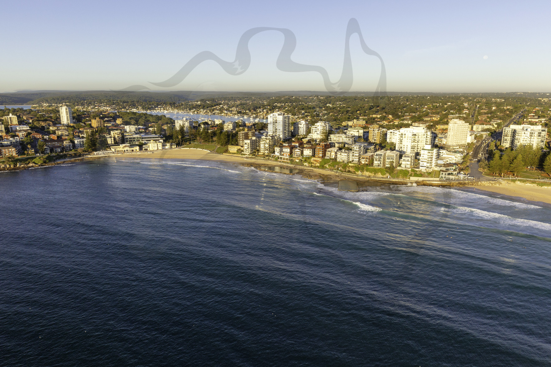 Cronulla Beach Aerial Stock Photography - Wide Angle High Resolution ...