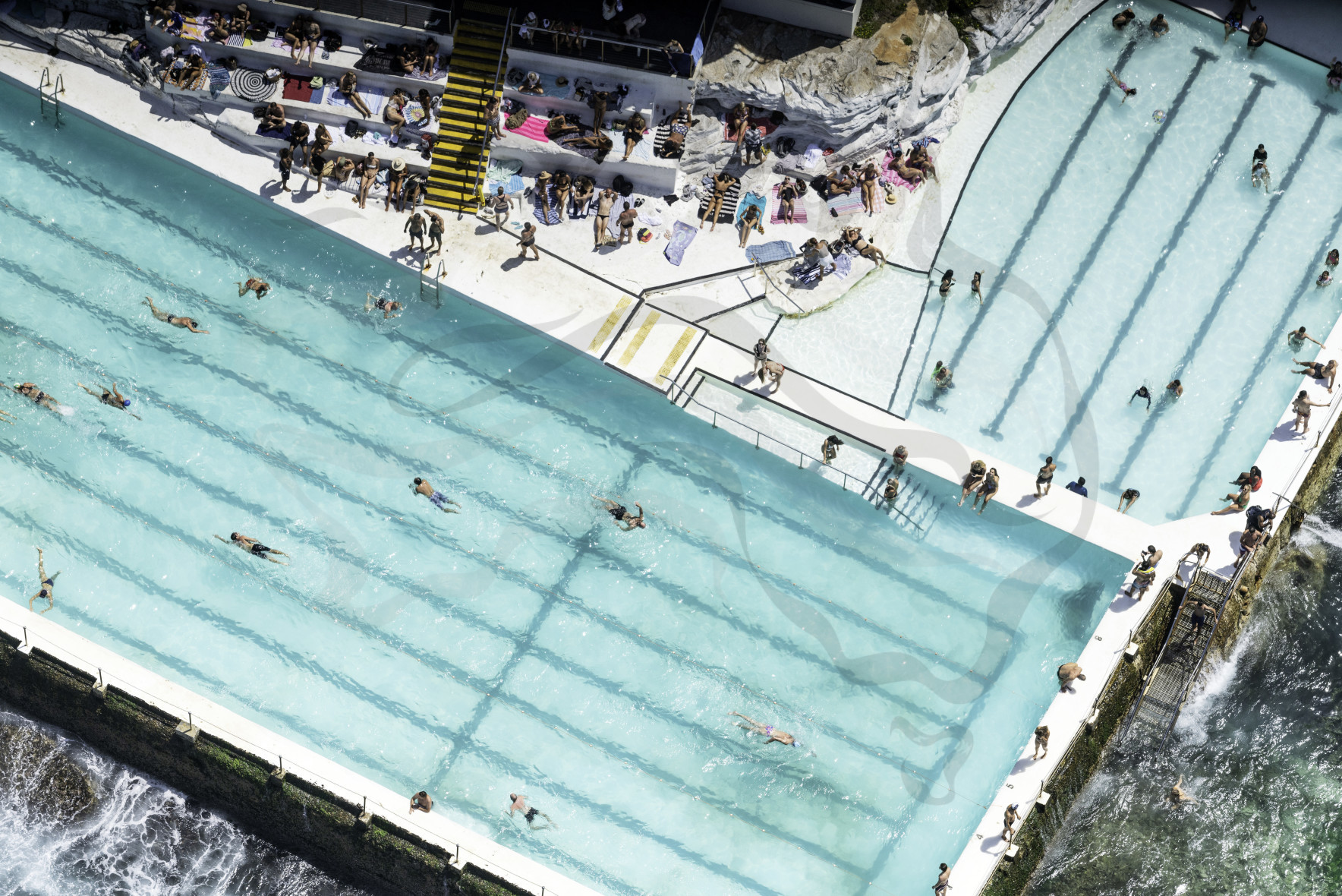 Bondi Beach Ocean Baths - Bondi Icebergs High Resolution Stock ...
