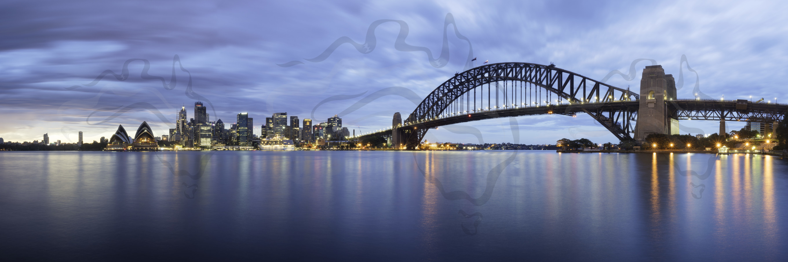 Sydney City Long Exposure Panoramic Stock Photos - High Resolution ...