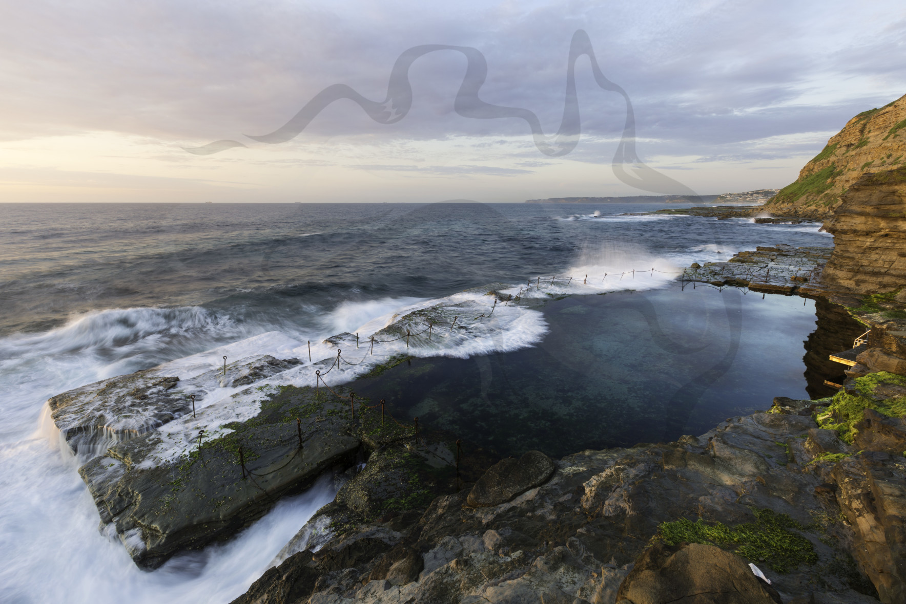 Bogey Hole Newcastle Wide Angle Stock Photography - High Resolution ...