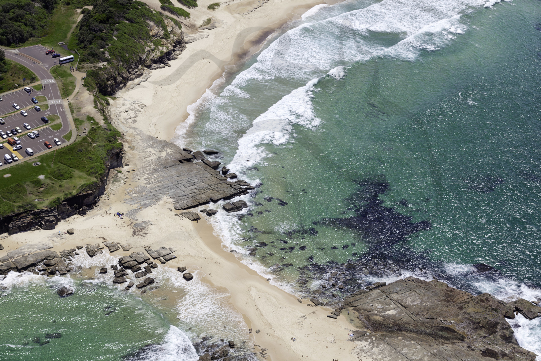 Soldiers Beach Rocks Aerial Stock Photography - High Resolution Digital ...