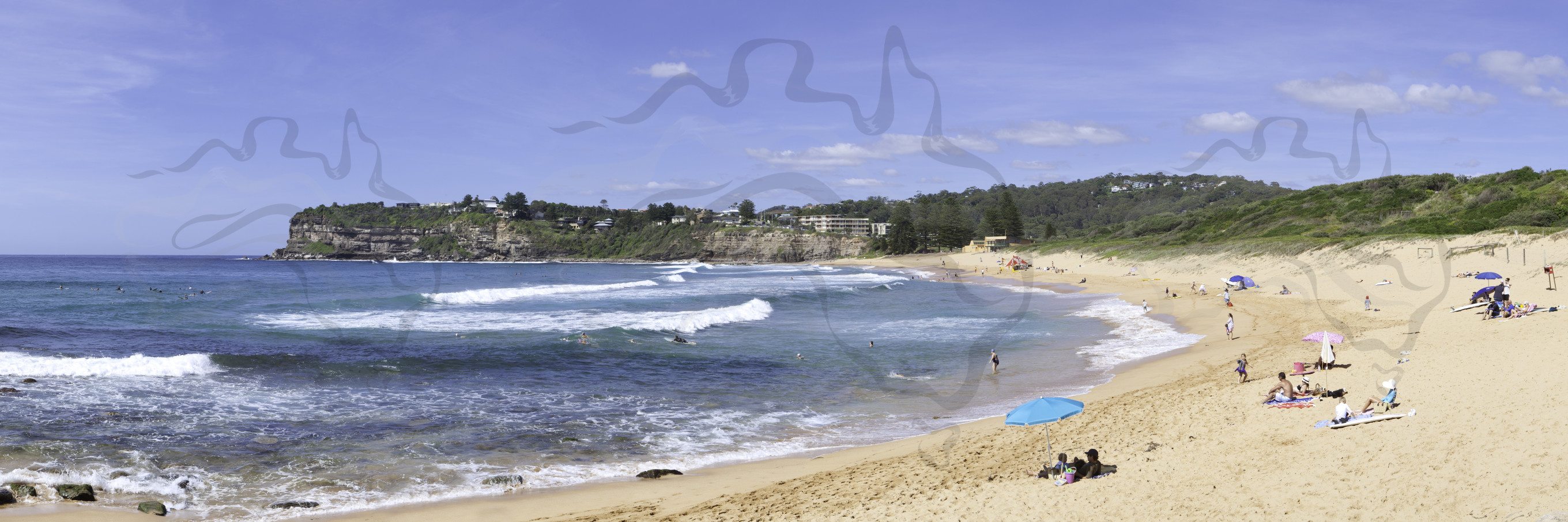 Avalon Beach Daytime Stock Photography - High Resolution Digital Download