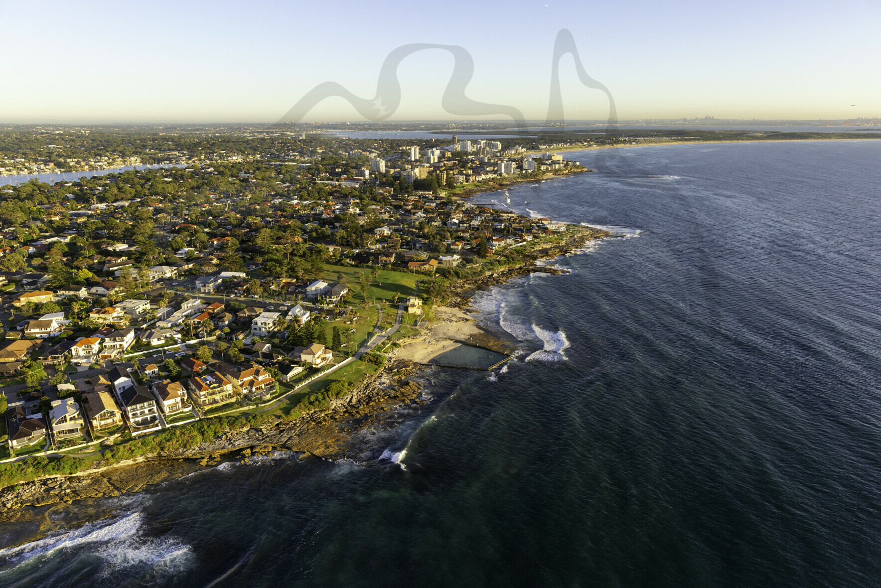 Oak Park Beach to Cronulla Aerial Stock Photos - High-Resolution ...