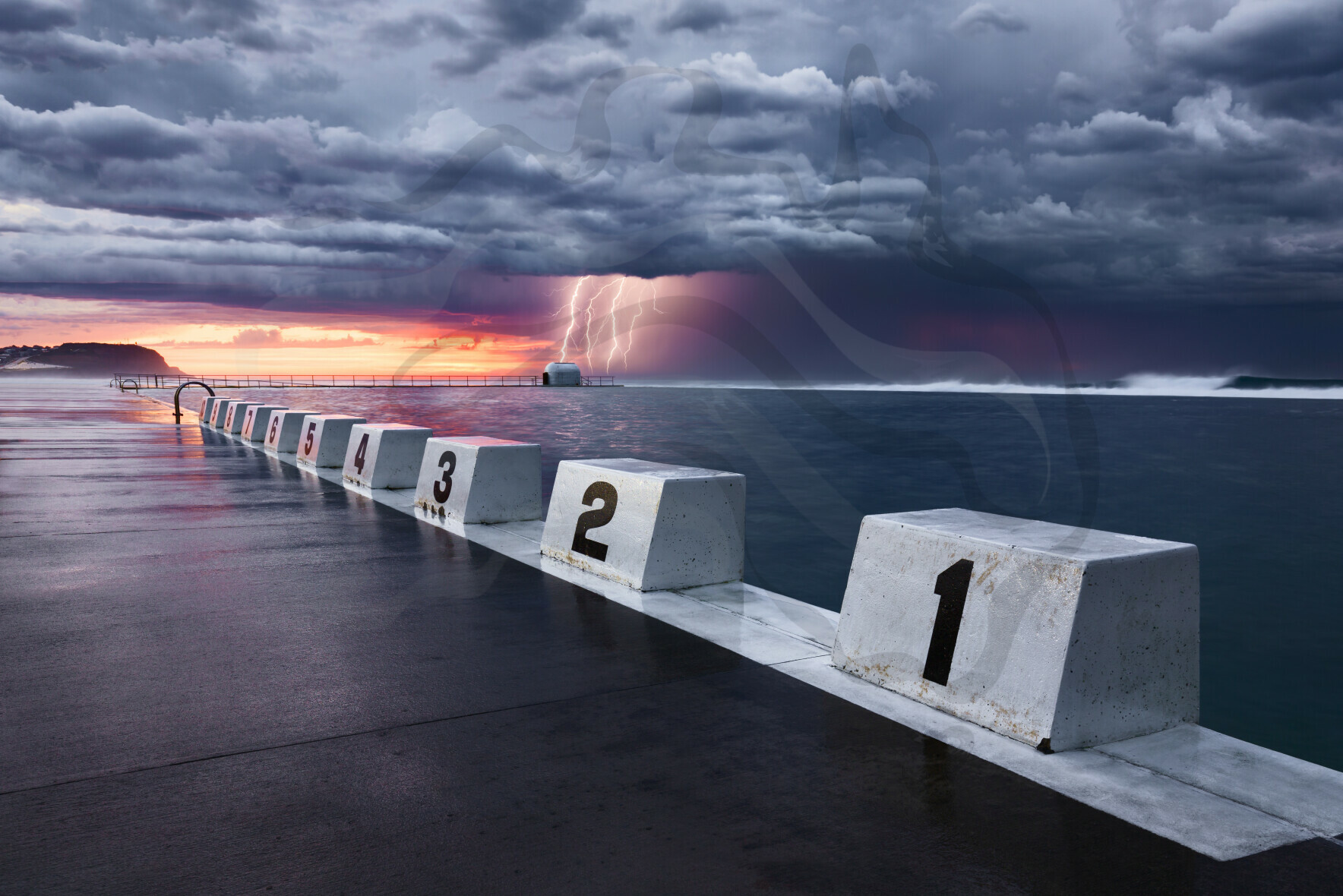 Merewether Ocean Baths Stock Photo - Newcastle, NSW - High Resolution ...