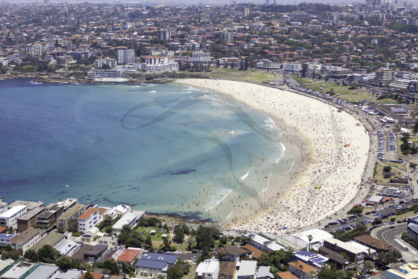 Bondi Beach in Summer High Resolution Stock Photos - Eastern Beaches