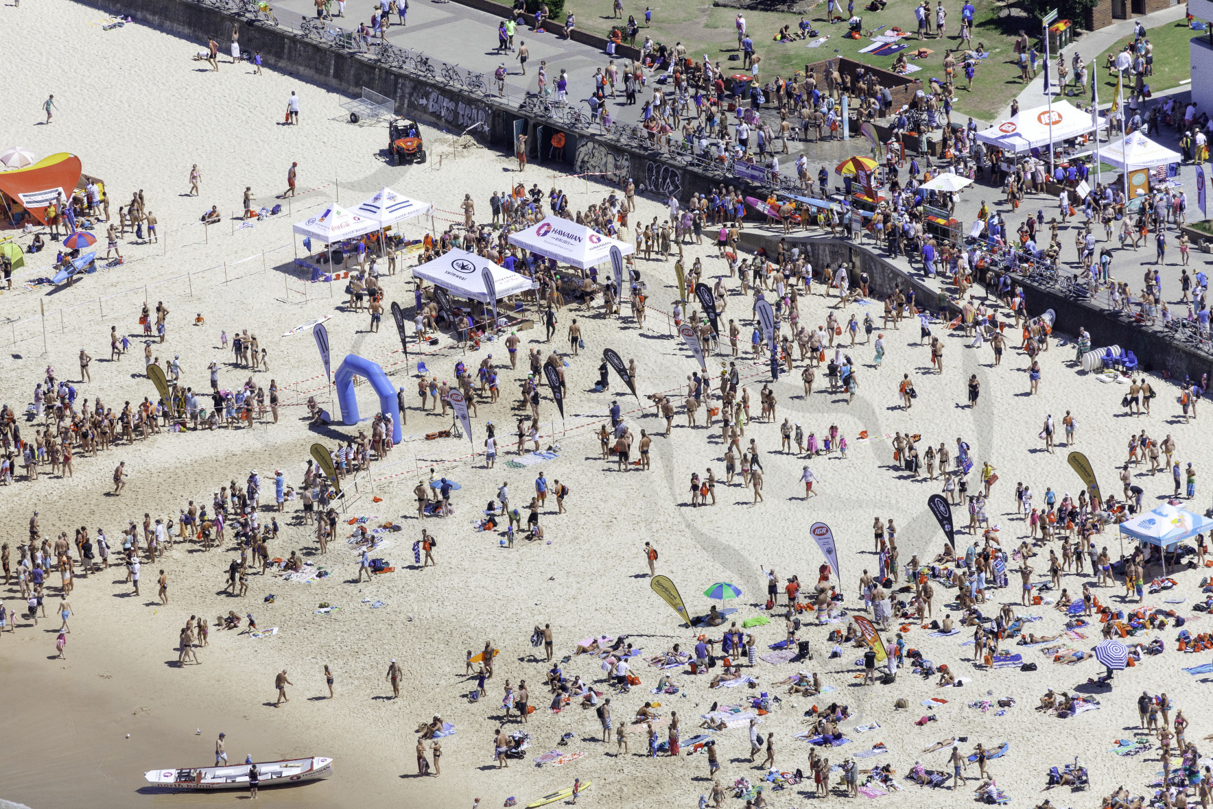 North Bondi Carnival Event Aerial Stock Photos - Eastern Beaches Sydney ...