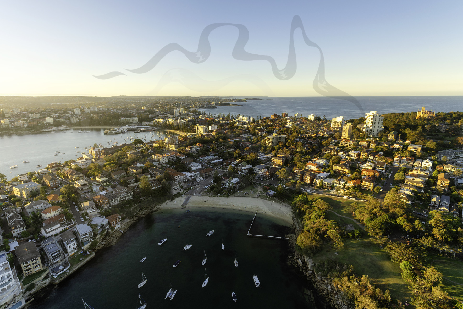 Little Manly Beach High Resolution Aerial Stock Photos - Download Now ...