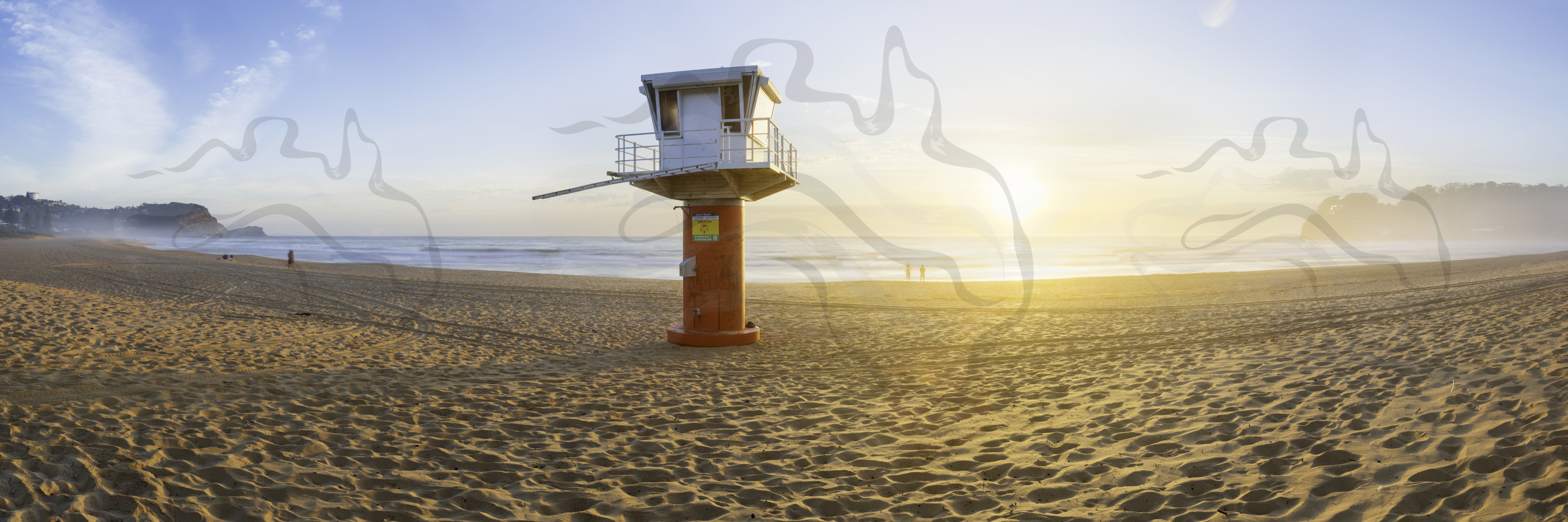 Avoca Beach Surf Tower Stock Photography - High Resolution Digital File ...