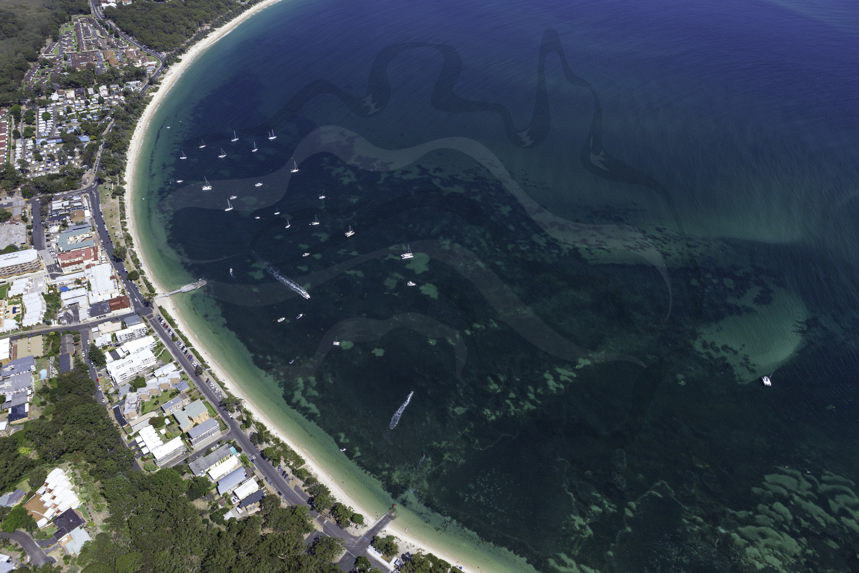 Shoal Bay Port Stephens Aerial Stock Photography - High Resolution Download