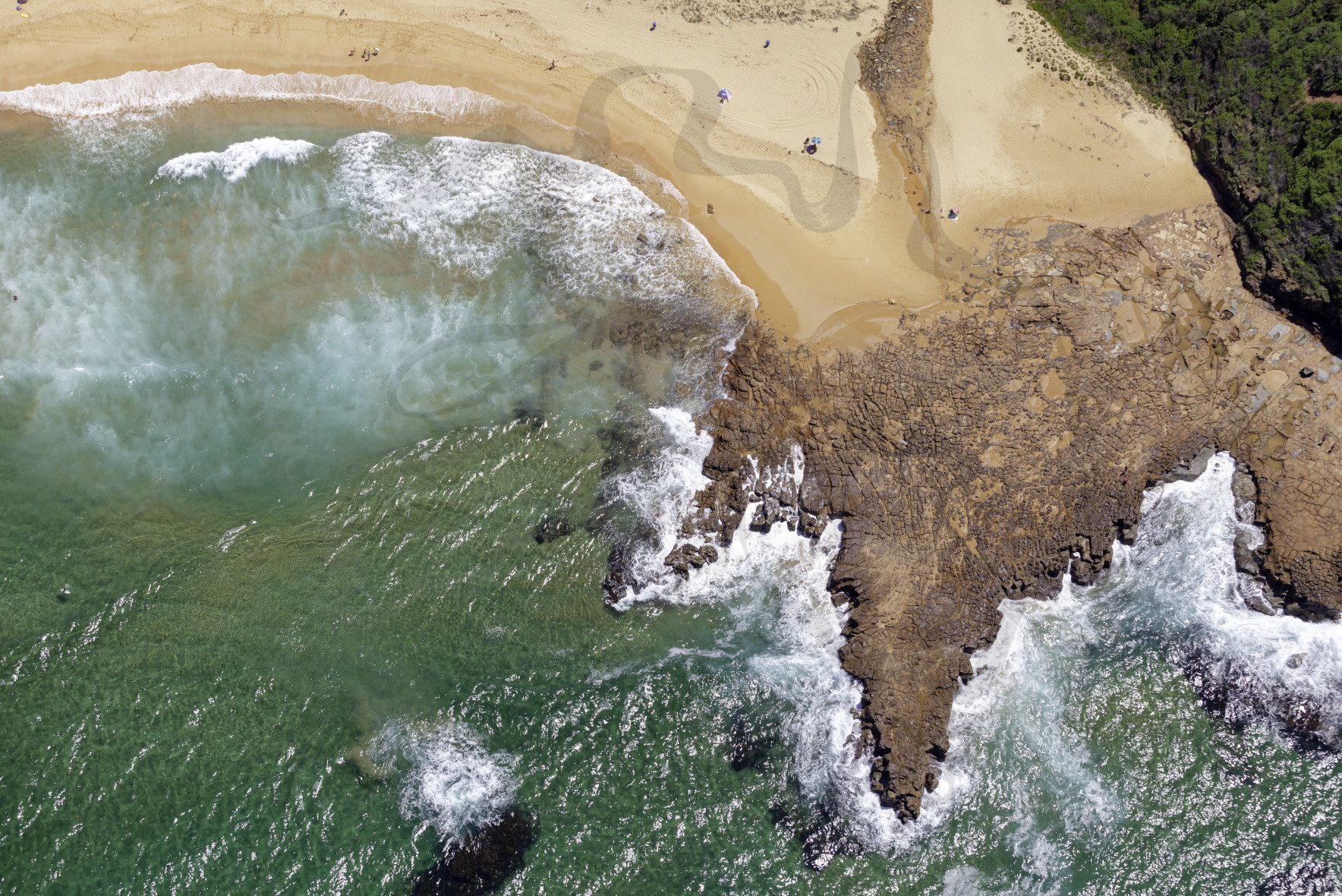 North Avoca Rocks Aerial Stock Photography - Central Coast Digital Download