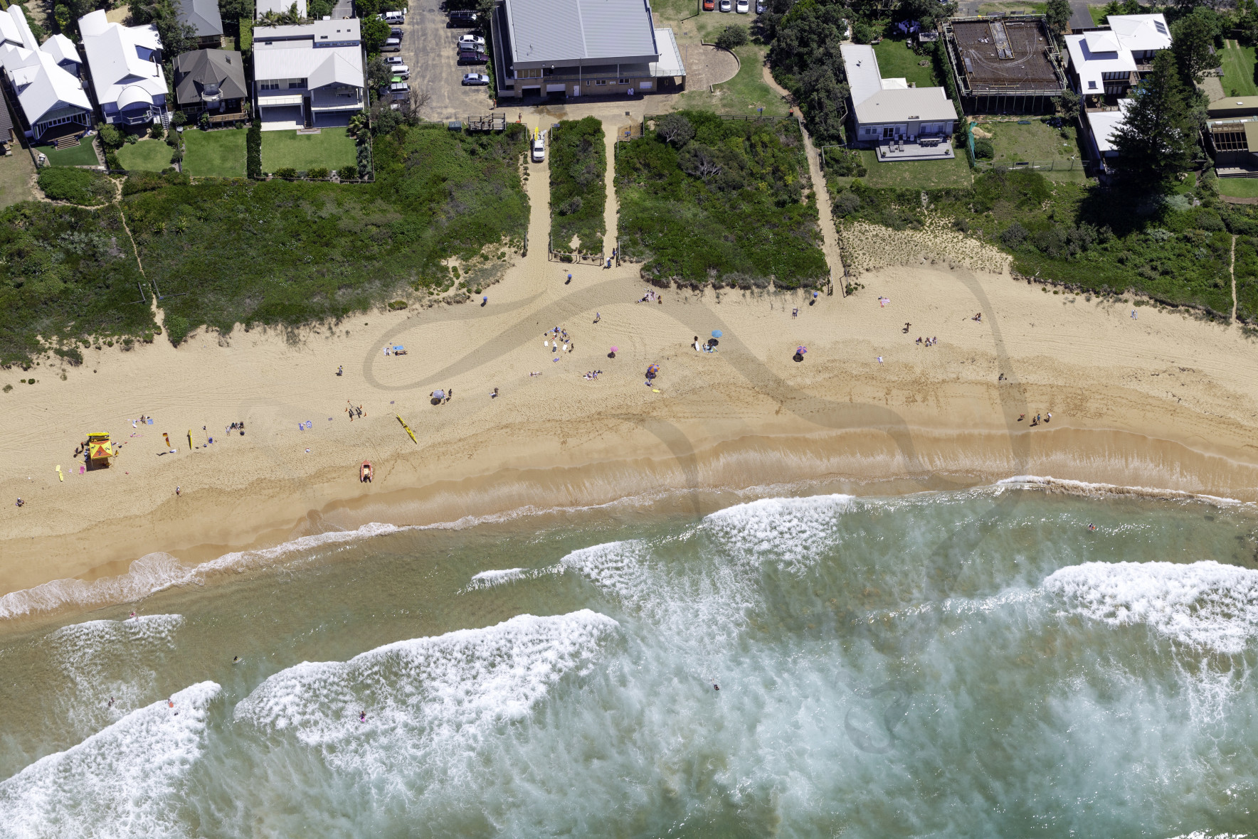 North Avoca Surf Life Saving Club Aerial Stock Photography - High ...